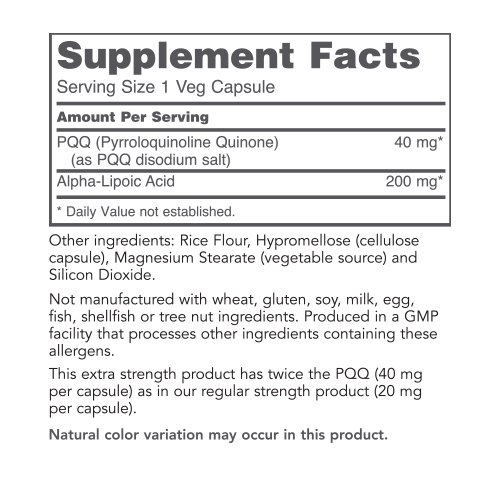 Buy PQQ, Supplement to Boost Energy - Dr Adrian MD